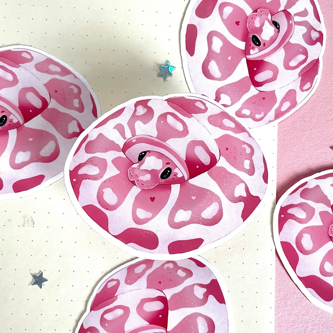 Snake Sticker Boop A Snoot Snake Fruit Sticker Pack - Etsy