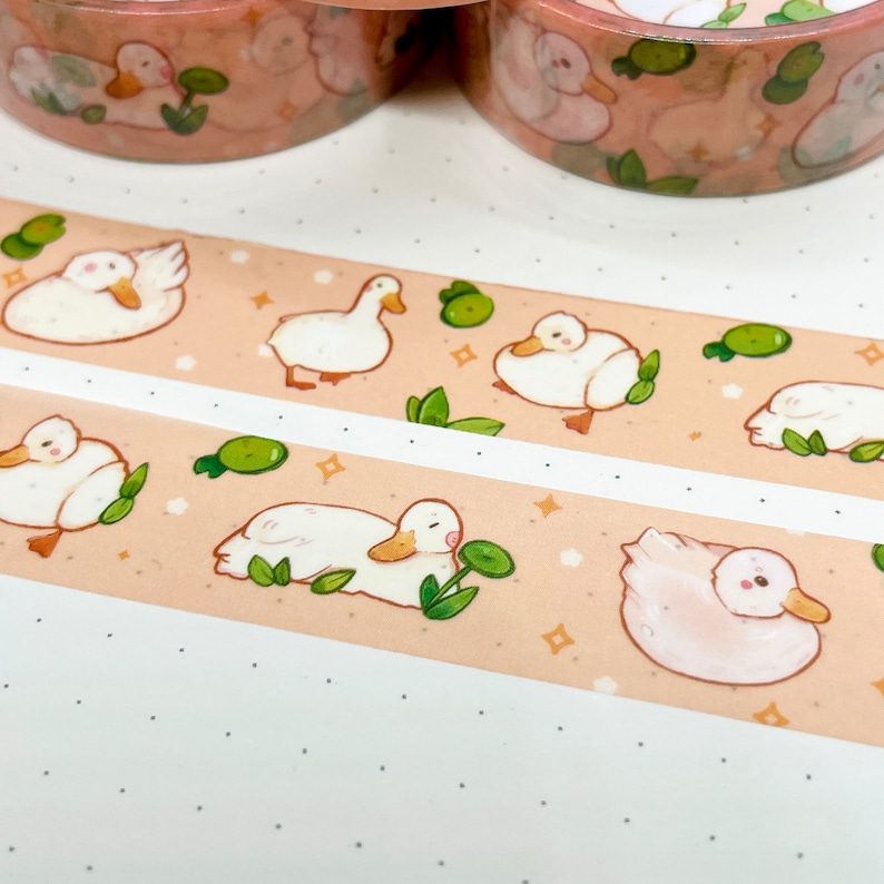 Pile of Ducks Washi Tape Cute Duckling Washi Tape - Etsy