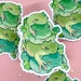 Frog Stack Big Frog Sticker Durable Sticker Laptop - Etsy