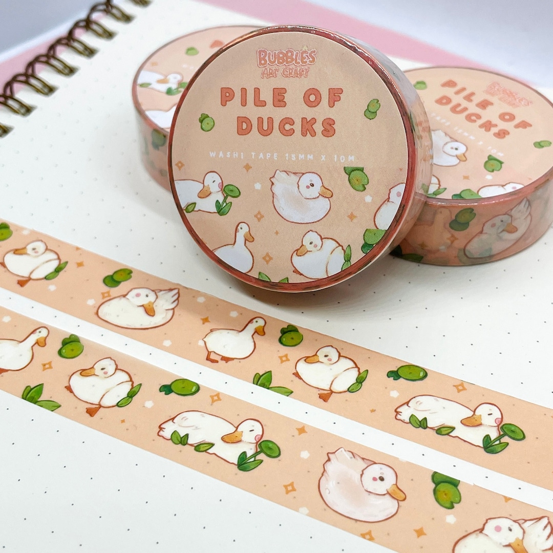 Pile of Ducks | Washi Tape | Cute Duckling Washi Tape | Scrapbooking ...