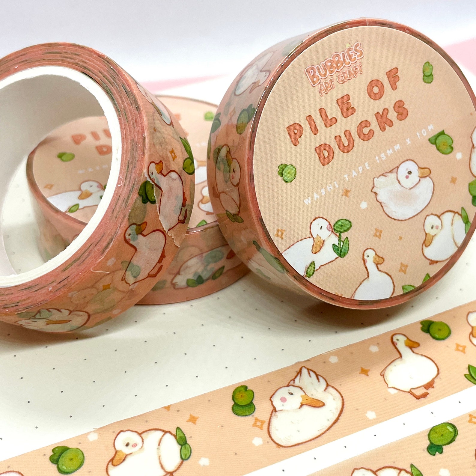 Pile of Ducks Washi Tape Cute Duckling Washi Tape - Etsy