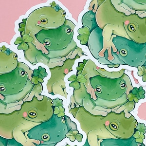 Frog Stack Big Frog Sticker Durable Sticker Laptop Sticker Vinyl Toad ...