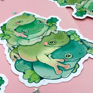 Frog Stack Big Frog Sticker Durable Sticker Laptop Sticker Vinyl Toad ...