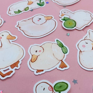 Duck Friends Sticker Pack | Duck Sticker | Matte Stickers | Laptop ...