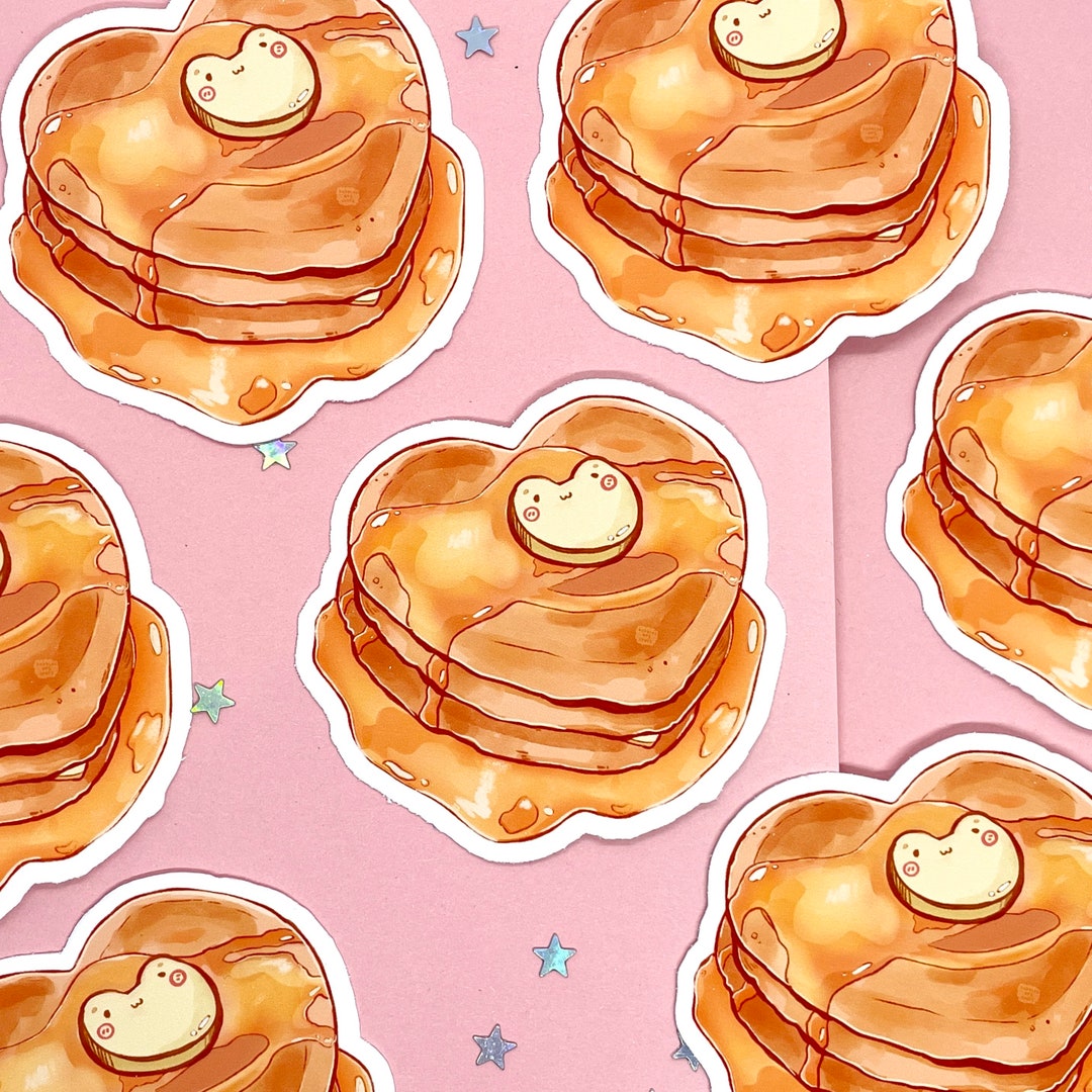 Pancake Frog Sticker | Cute Kawaii Sweets | Frog Sticker | Froggy ...