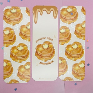 Pancake Frog Bookmark | Sweeter Than Pancakes | Cute Bookmark | Double ...