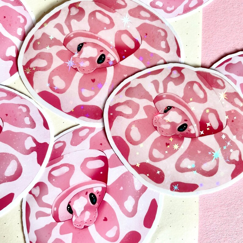 Snake Sticker Boop A Snoot Snake Fruit Sticker Pack - Etsy