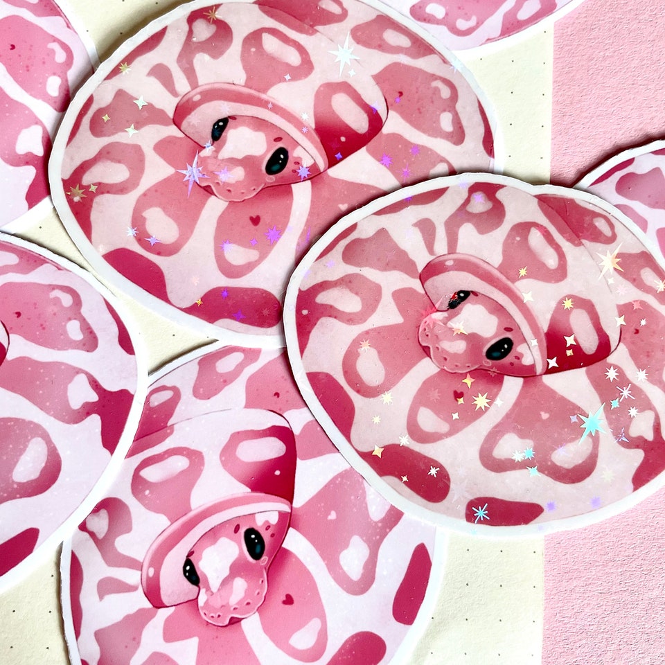 Snake Sticker | Boop A Snoot | Snake Fruit | Sticker Pack sold by ...