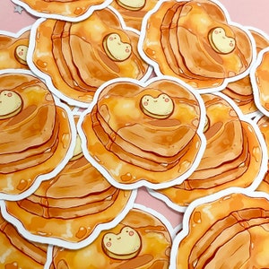 Pancake Frog Sticker | Cute Kawaii Sweets | Frog Sticker | Froggy ...