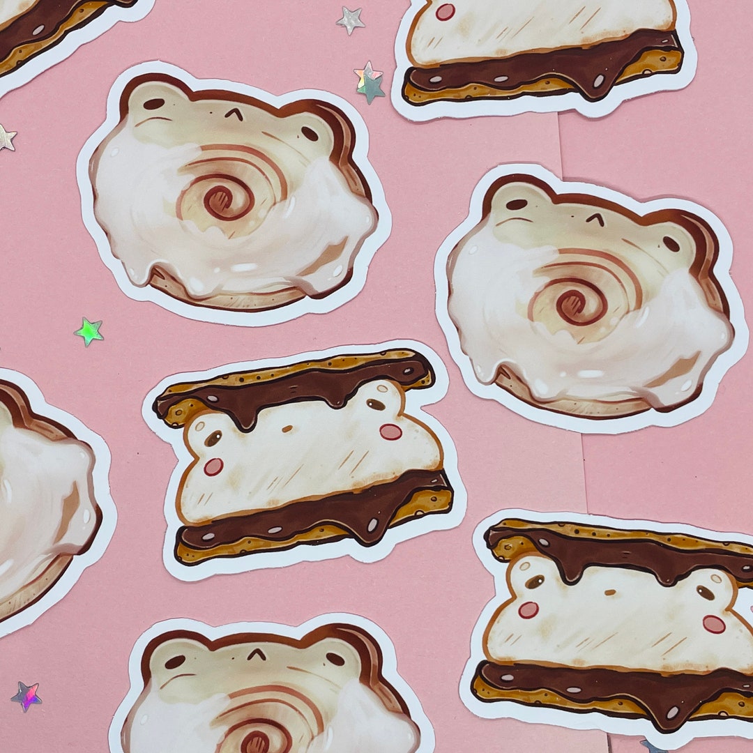 Cozy Frog Treats Sticker | Sweet Sticker | Frog Sticker | Froggy ...