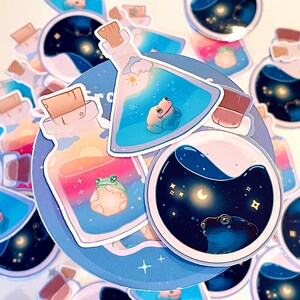 Frog Potions | Frog Sticker | Sticker Pack | Laptop Sticker | Vinyl ...