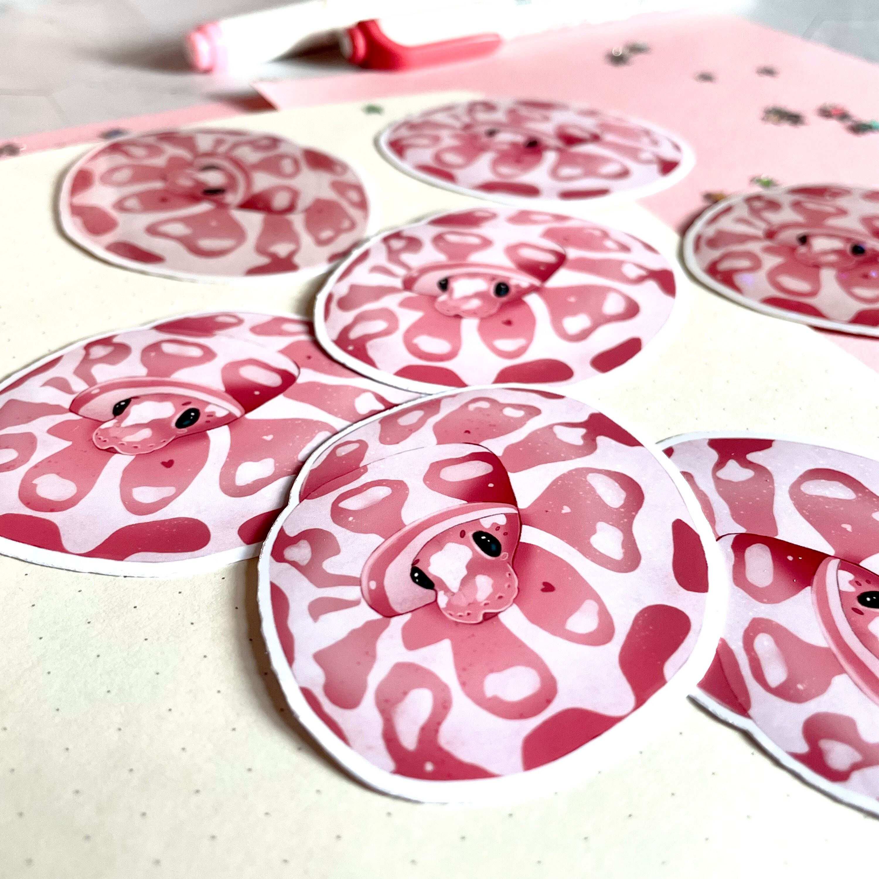 Snake Sticker Boop A Snoot Snake Fruit Sticker Pack - Etsy UK