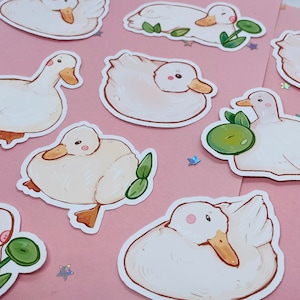 Duck Friends Sticker Pack | Duck Sticker | Matte Stickers | Laptop ...