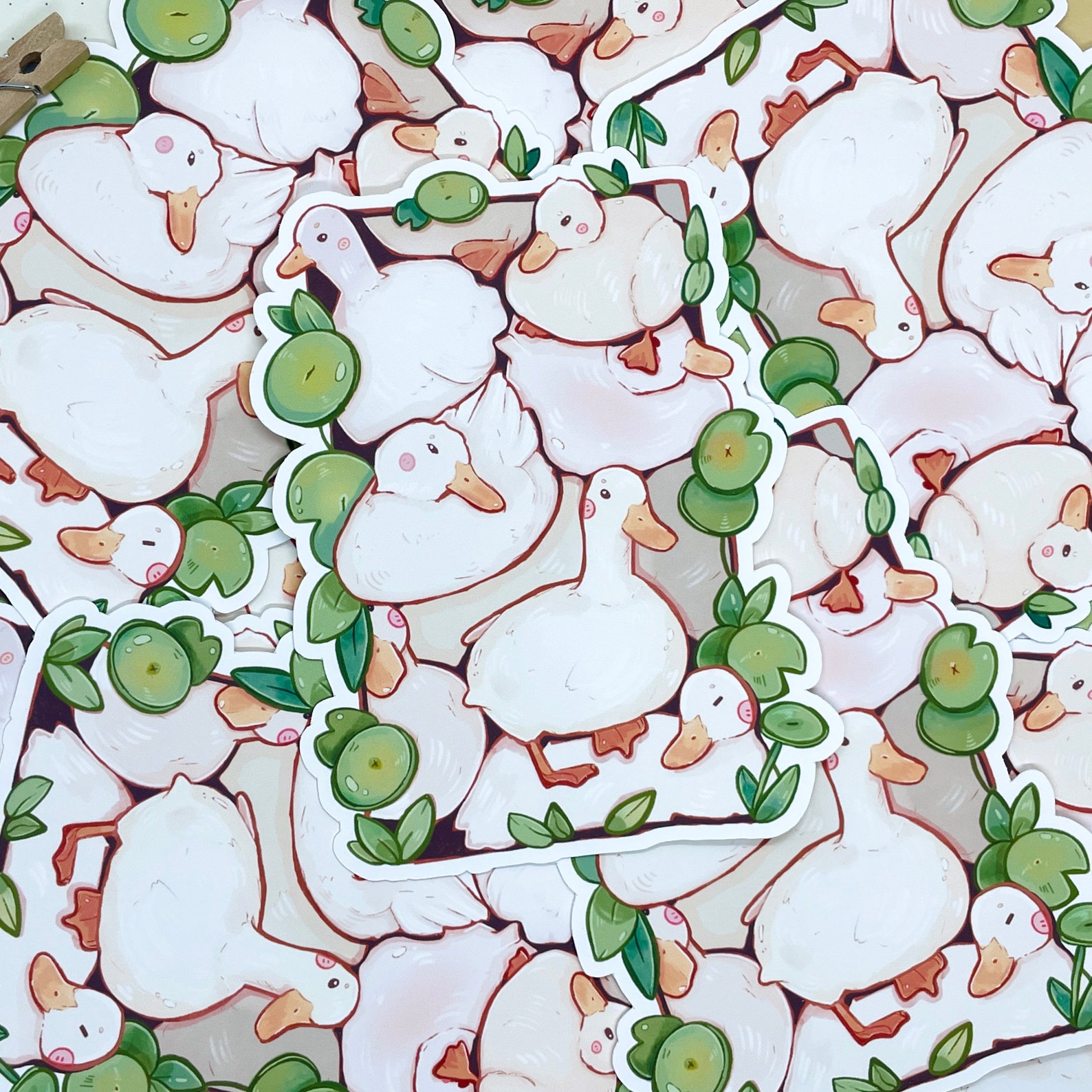 Pile of Ducks Sticker Duck Sticker Durable Big Sticker - Etsy