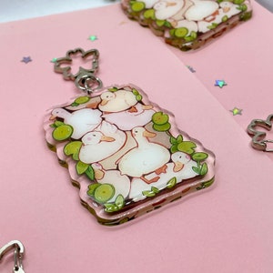 Pile of Ducks Keycharm | Glitter Key Charm | Key Accessories | Charm ...