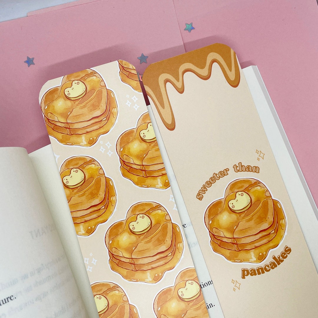 Pancake Frog Bookmark | Sweeter Than Pancakes | Cute Bookmark | Double ...