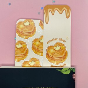Pancake Frog Bookmark | Sweeter Than Pancakes | Cute Bookmark | Double ...