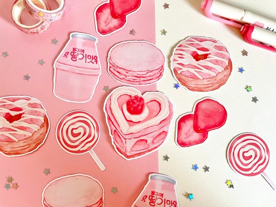 Sweet Cakes Dessert Sticker Sticker Pack Food Stickers - Etsy
