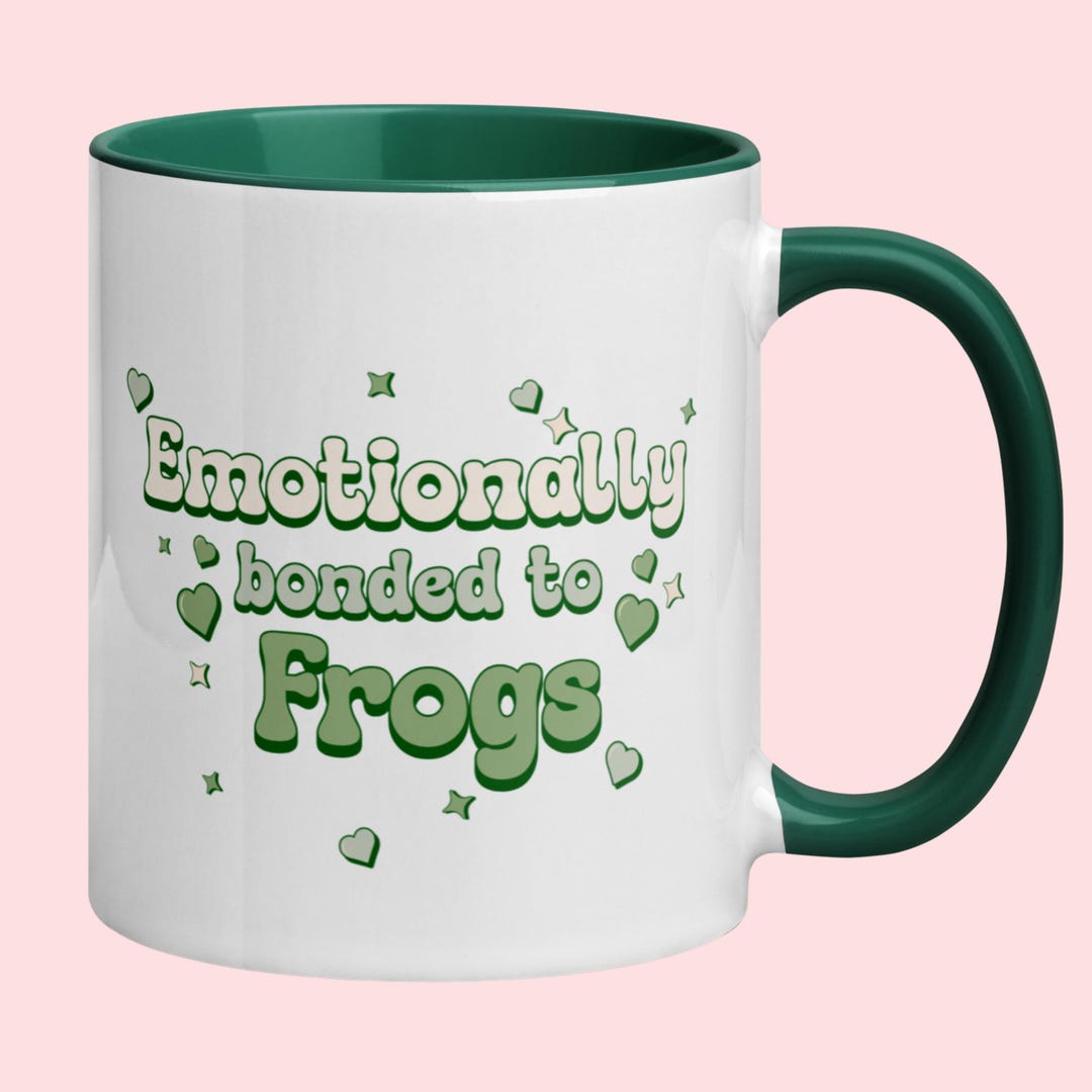 Frog Coffee Mug Design Idea for Gift for Collector Frog Item for Desk ...