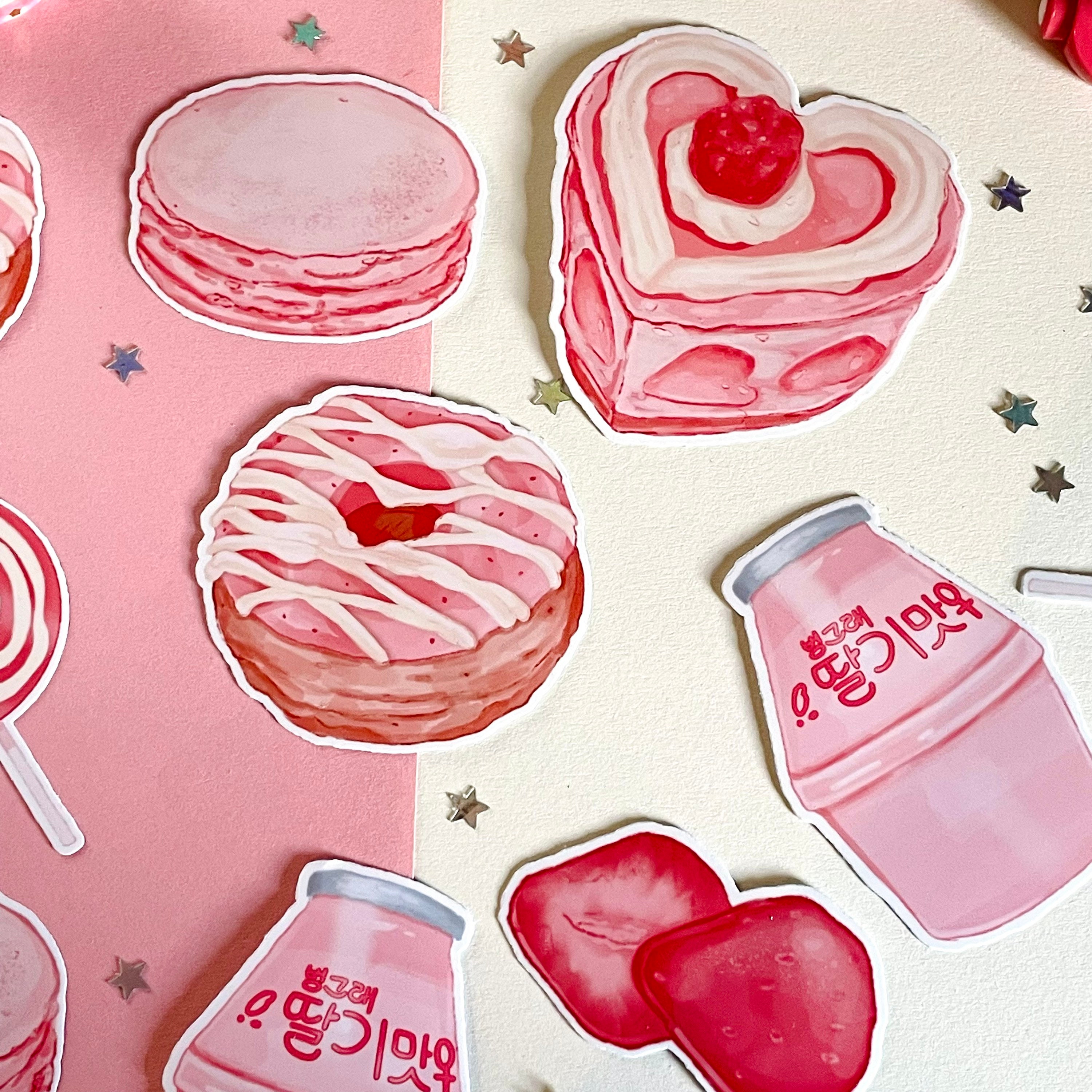 Sweet Cakes | Dessert Sticker | Sticker Pack | Food Stickers | Cute ...