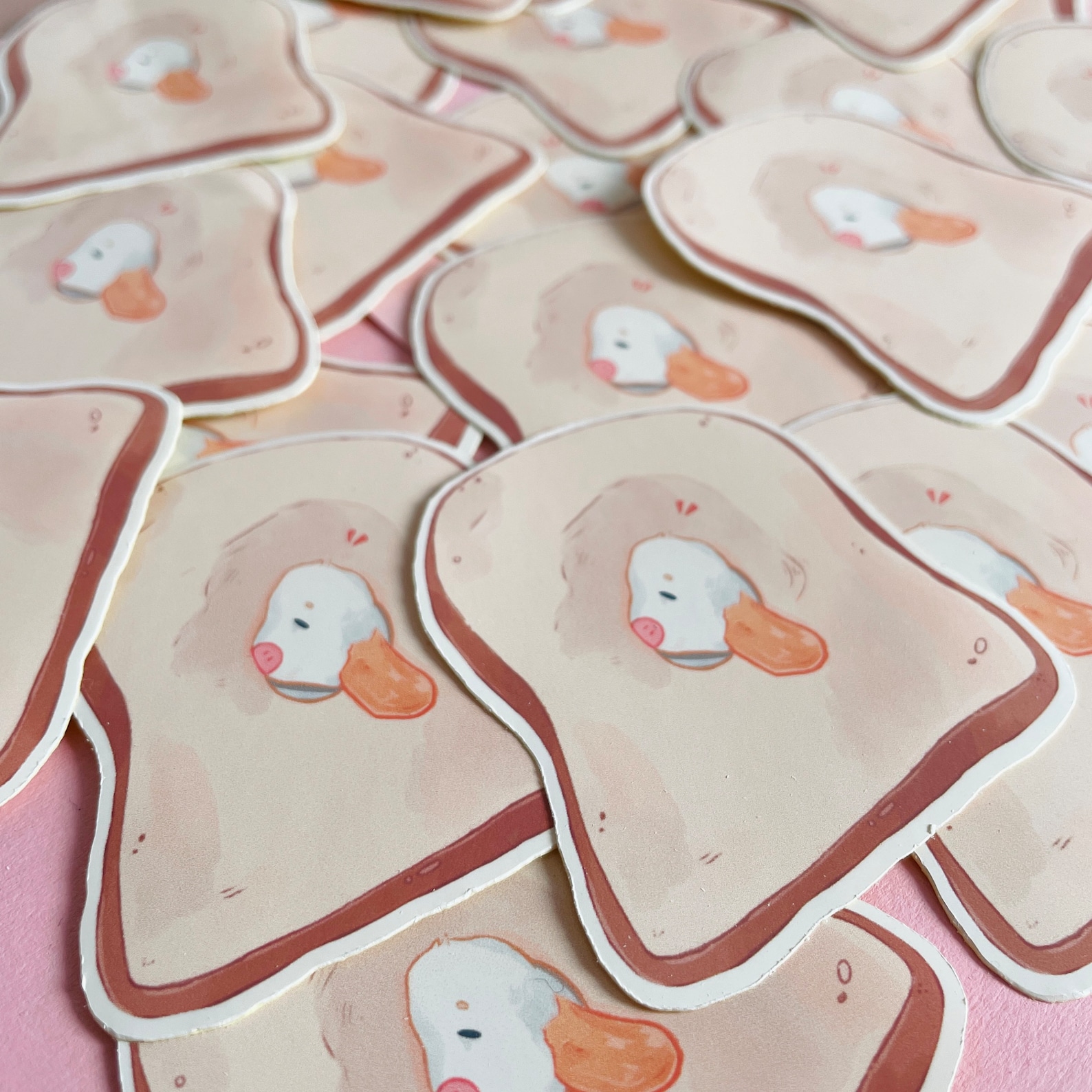 Duck Loaf Sticker Duck in Bread Sticker Durable Sticker - Etsy
