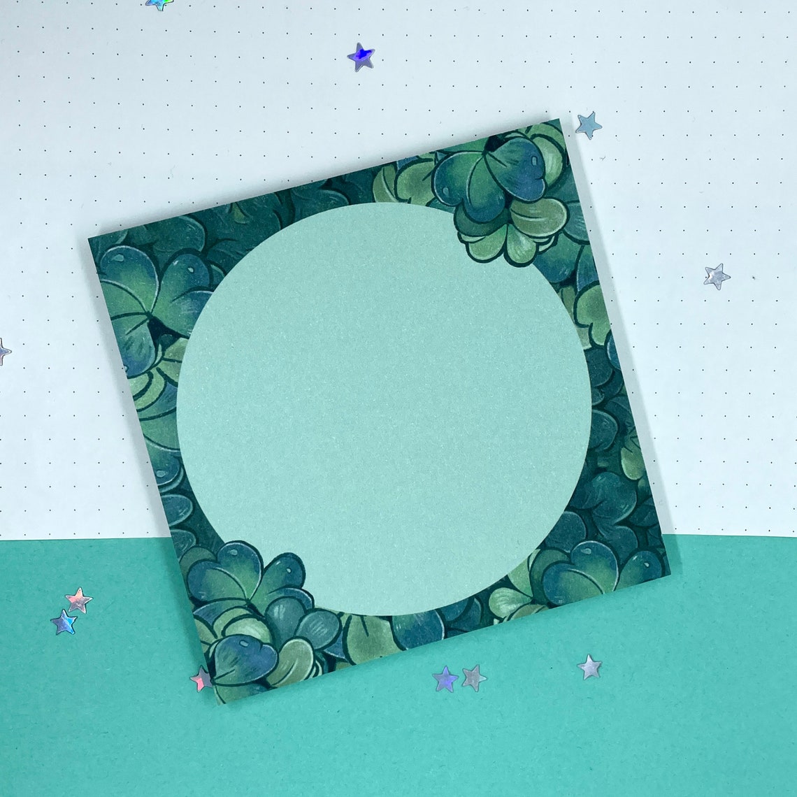 Overgrown Clover Notepad Cute Memo Pad Planner Accesories - Etsy