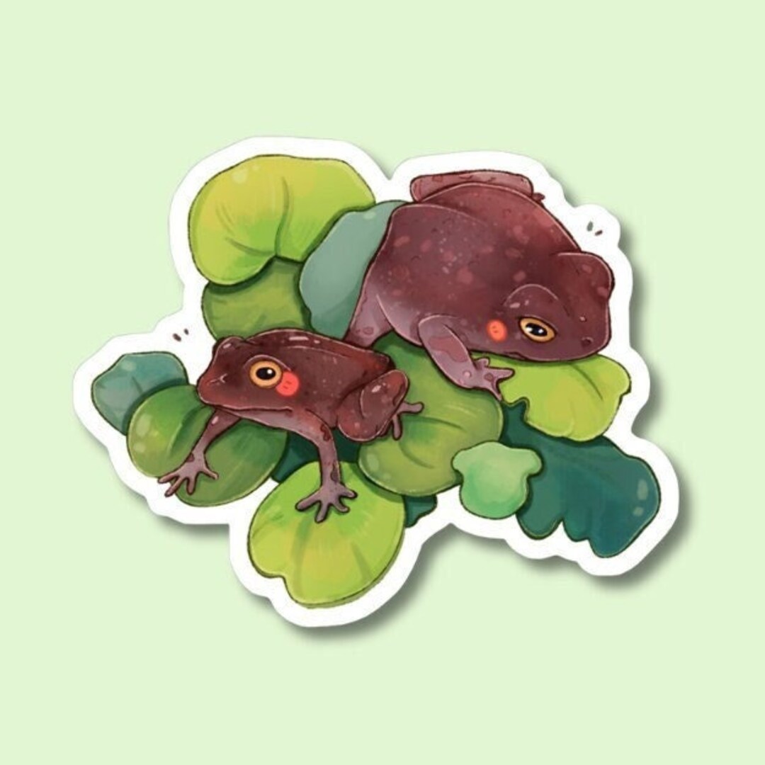 Earl and Toejam Sticker Rescue Frog Sticker Toad Amphibian Sticker ...