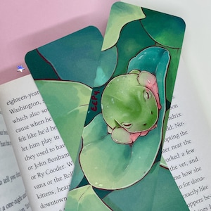 Sleeping Frog Bookmark | Cute Nature Inspired Design | Perfect for Book ...