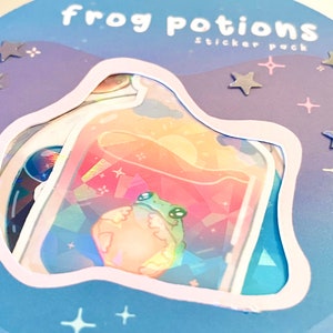Frog Potions | Frog Sticker | Sticker Pack | Laptop Sticker | Vinyl ...