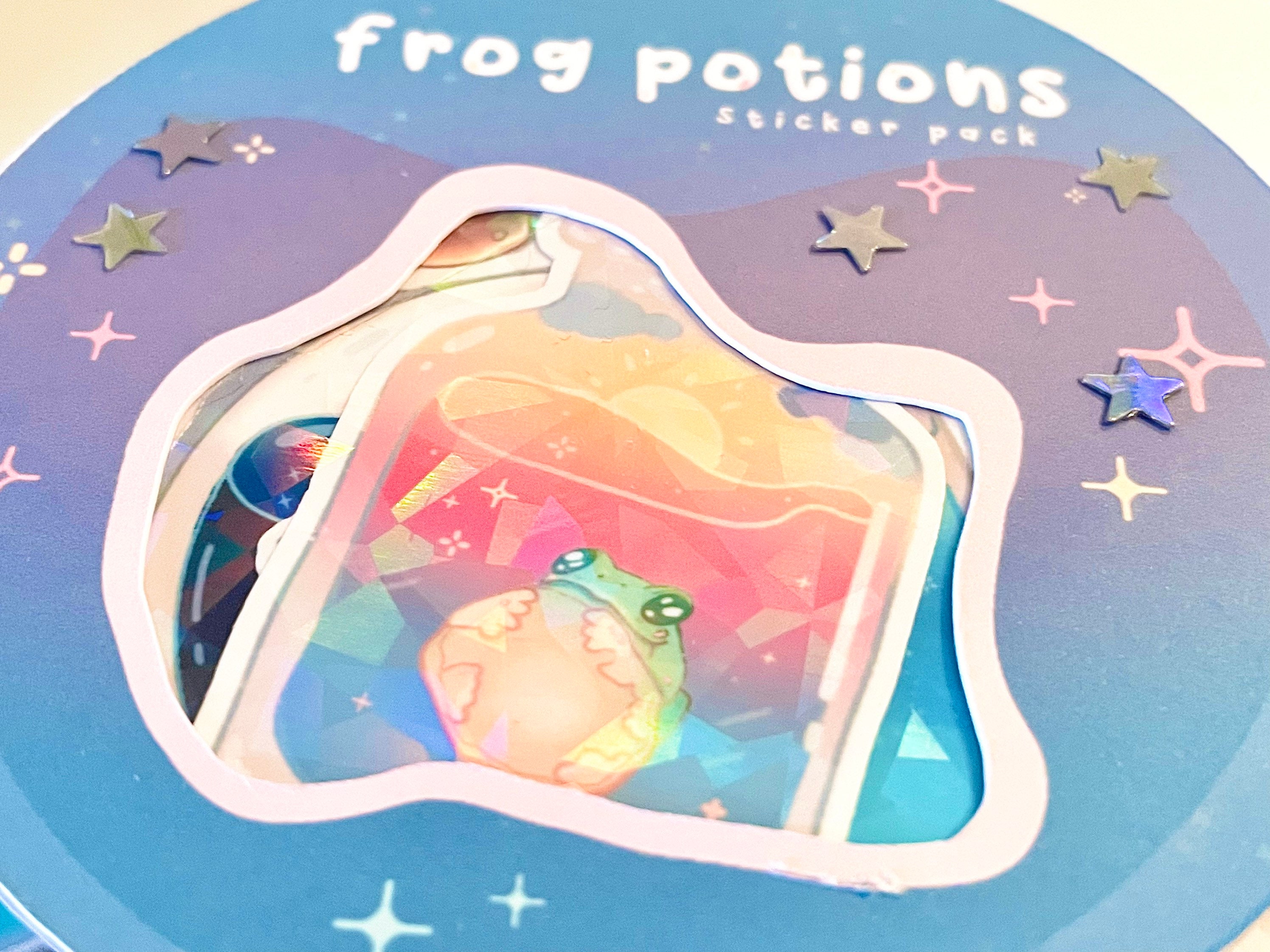 Frog Potions Frog Sticker Sticker Pack Laptop Sticker - Etsy