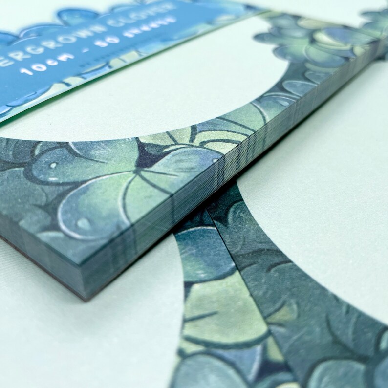 Overgrown Clover Notepad Cute Memo Pad Planner Accesories - Etsy