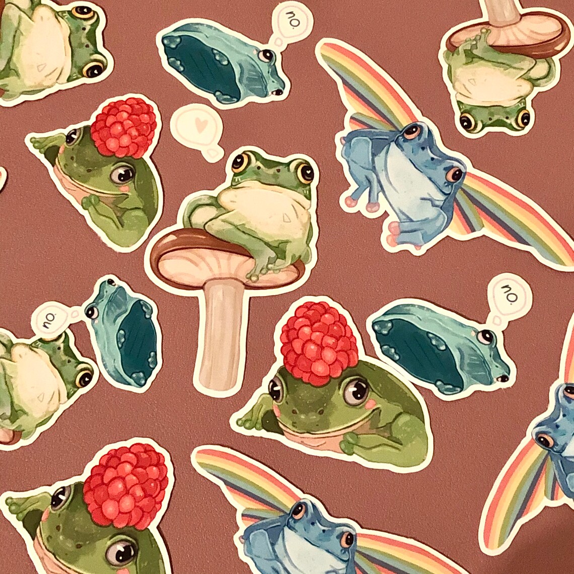 Frog Stickers Frog Buddies 2.0 Sticker Pack Laptop - Etsy