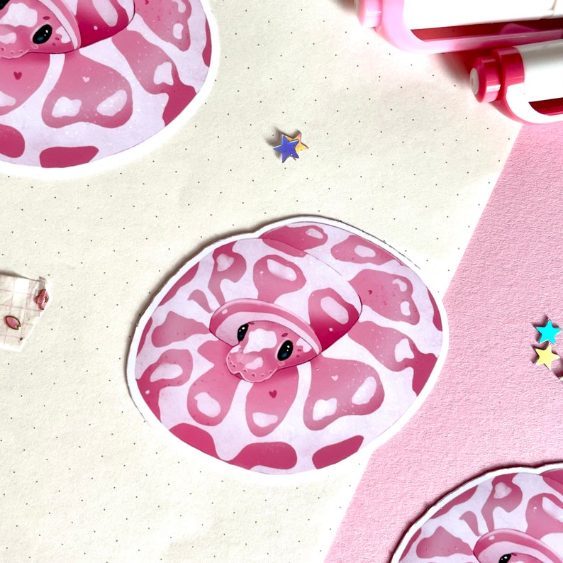 Snake Sticker Boop A Snoot Snake Fruit Sticker Pack - Etsy