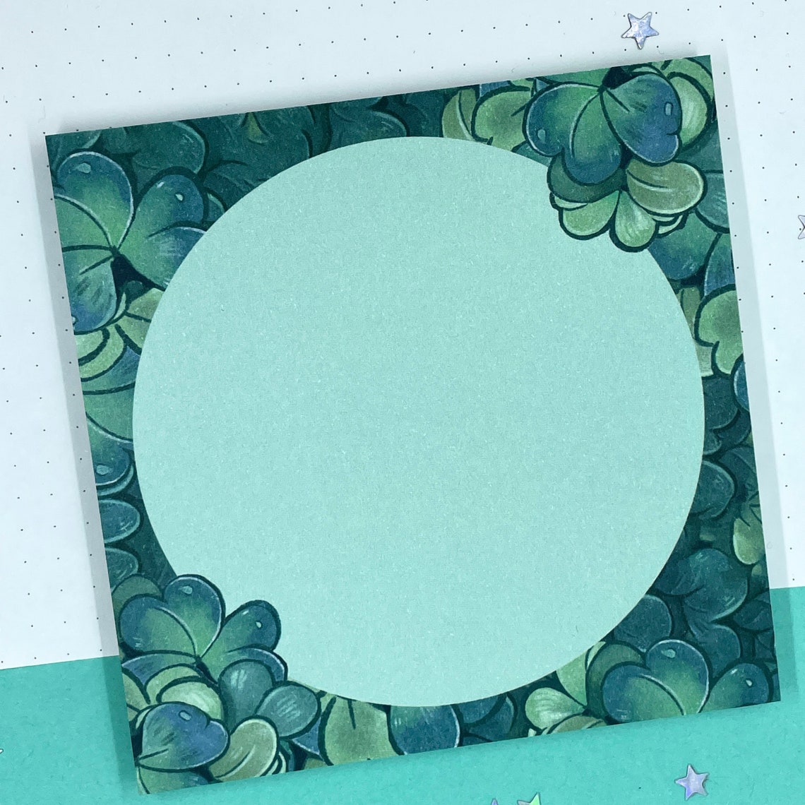 Overgrown Clover Notepad Cute Memo Pad Planner Accesories - Etsy