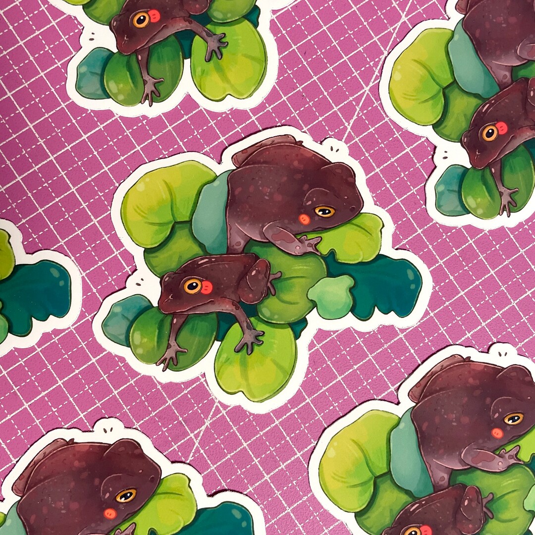Earl and Toejam Sticker | Rescue Frog Sticker | Toad Amphibian Sticker ...