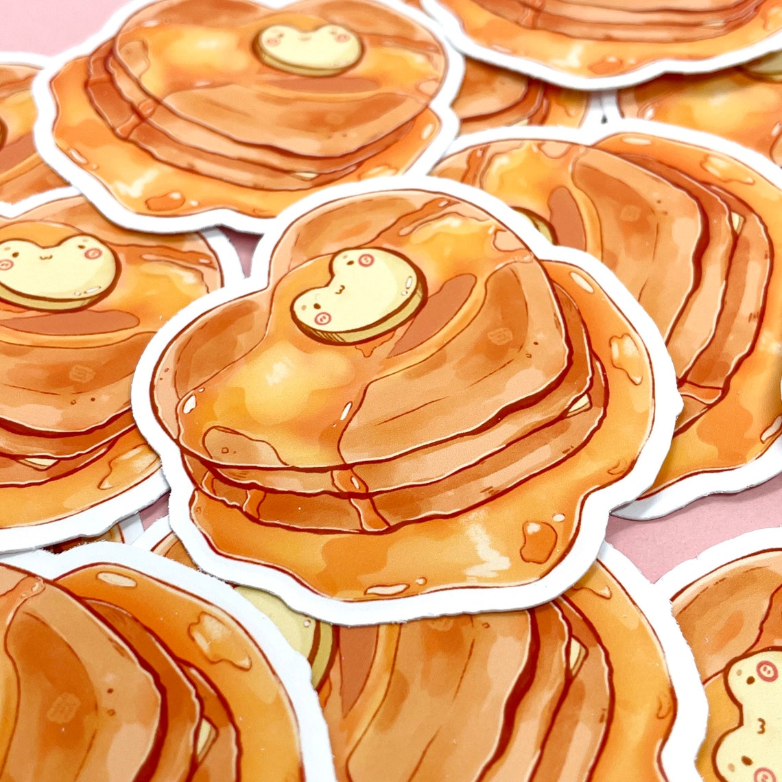 Pancake Frog Sticker Cute Kawaii Sweets Frog Sticker - Etsy