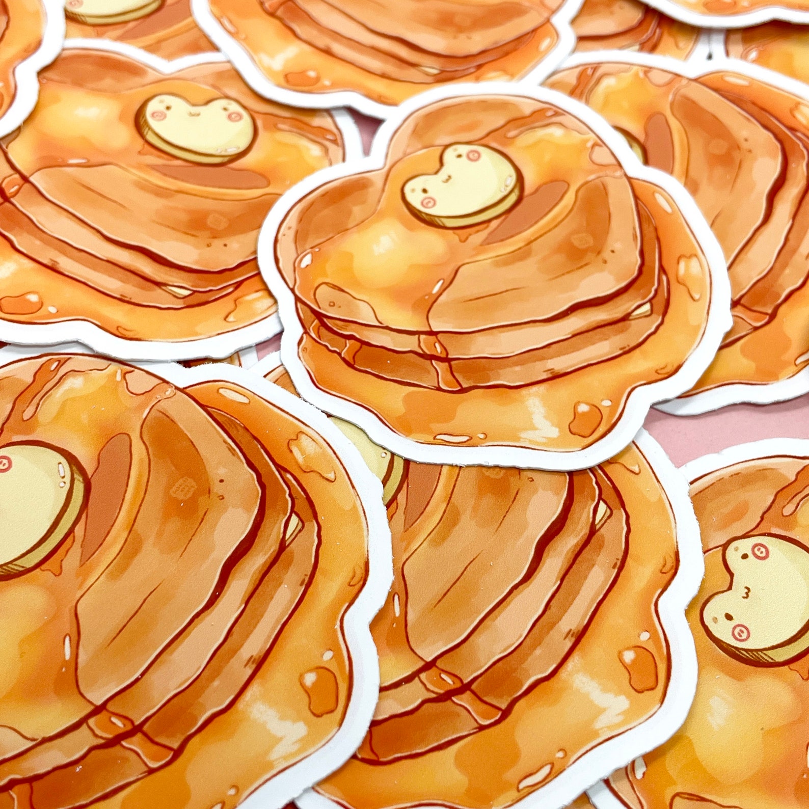 Pancake Frog Sticker Cute Kawaii Sweets Frog Sticker - Etsy