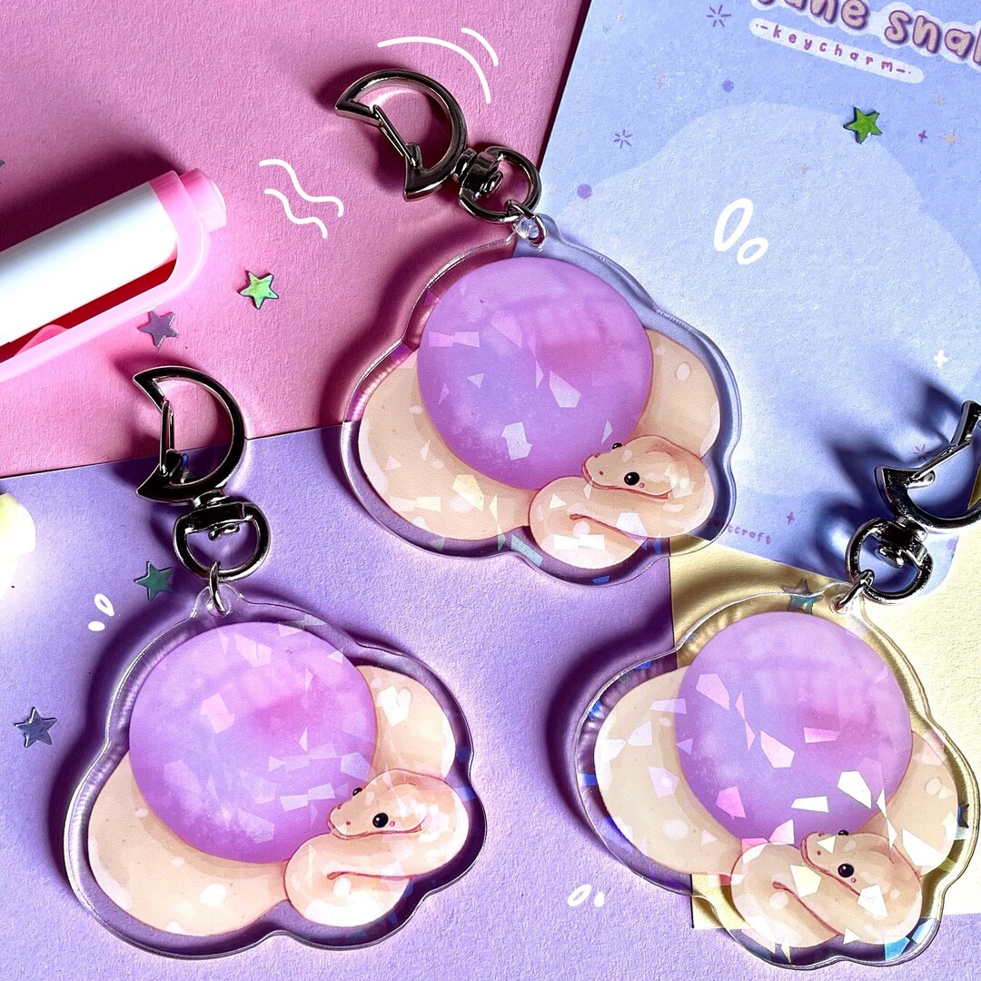 Fortune Snake Snake Key Charm Key Accessories Acrylic - Etsy