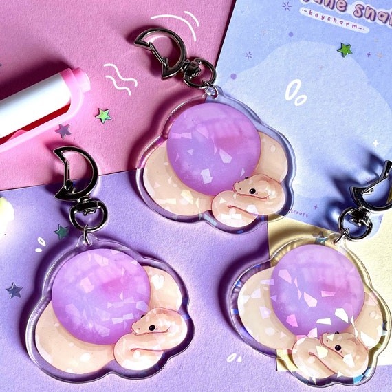 Fortune Snake Snake Key Charm Key Accessories Acrylic - Etsy