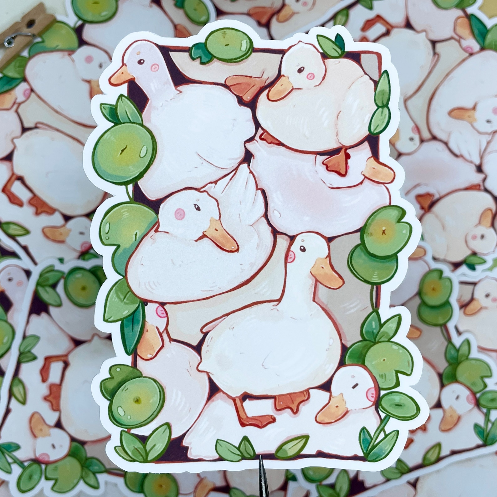 Pile of Ducks Sticker Duck Sticker Durable Big Sticker - Etsy