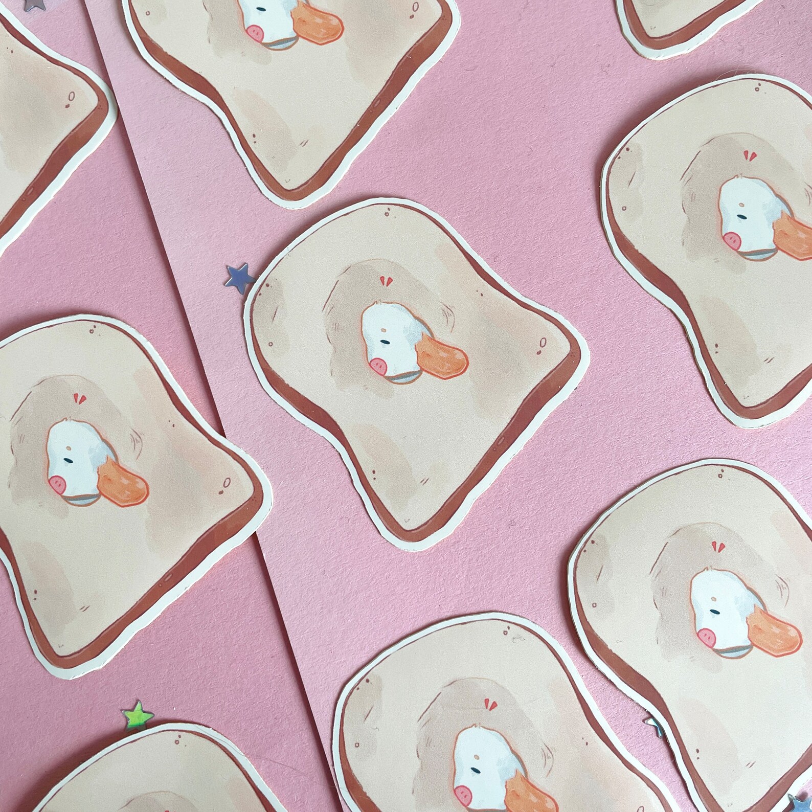 Duck Loaf Sticker Duck in Bread Sticker Durable Sticker - Etsy