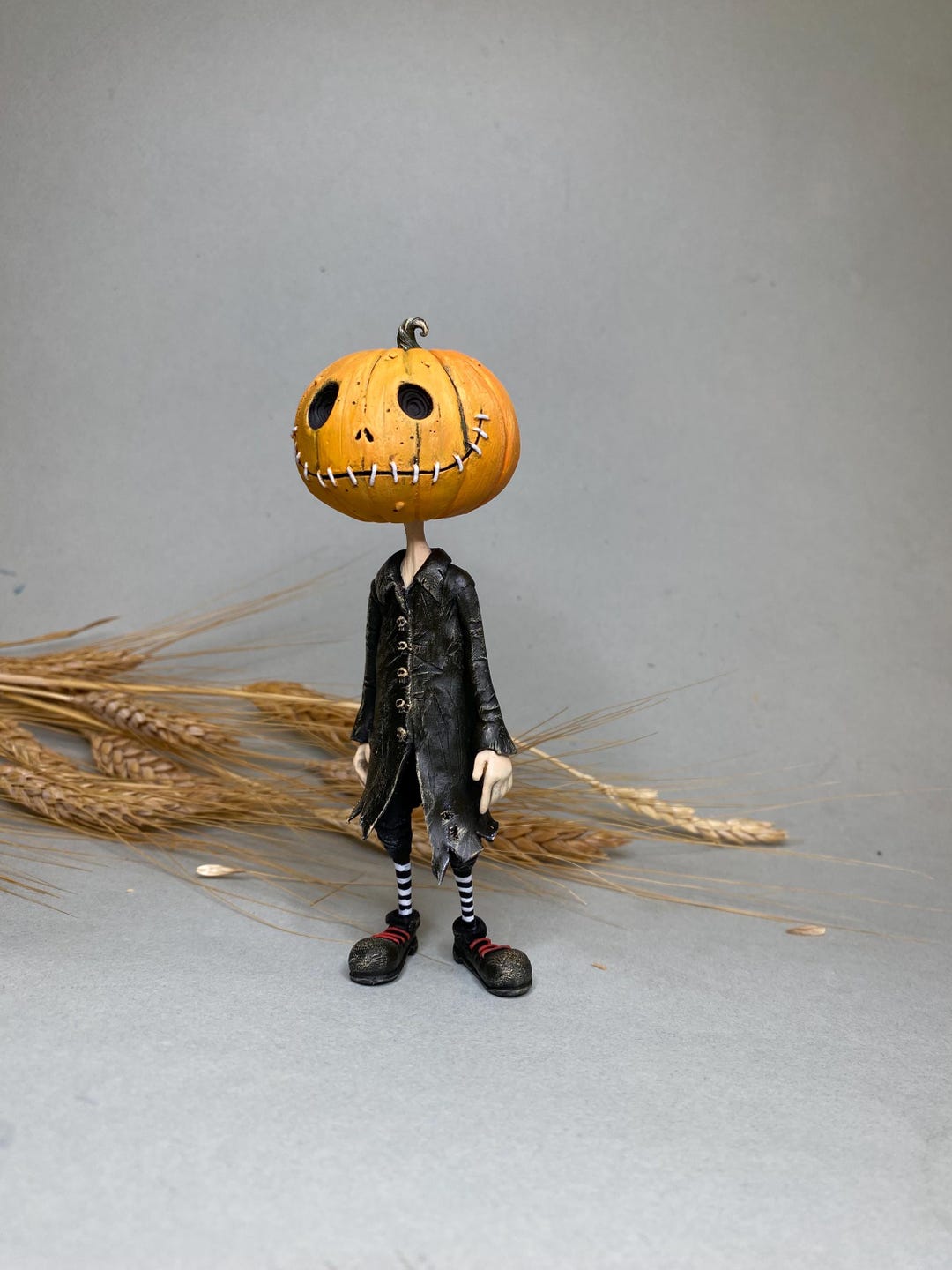The Little Pumpkin Guy Statue - Etsy