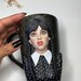 Wednesday Addams Sculpt on Mug - Etsy