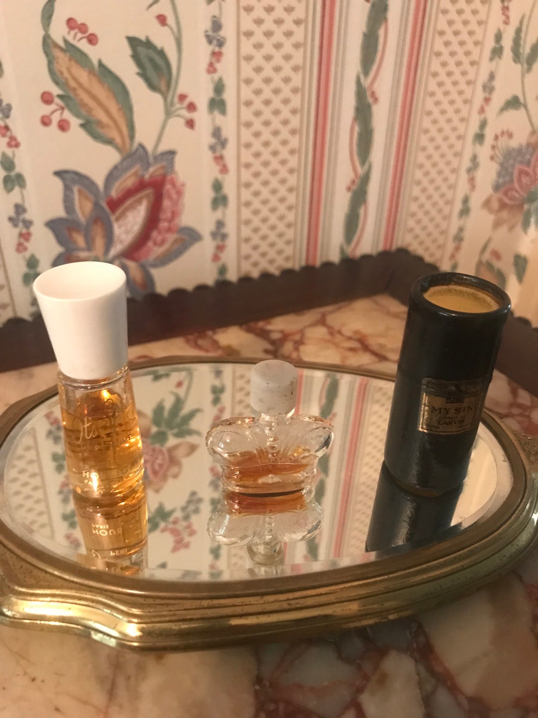 Three Rare Vintage Minature Perfume Bottles - Etsy