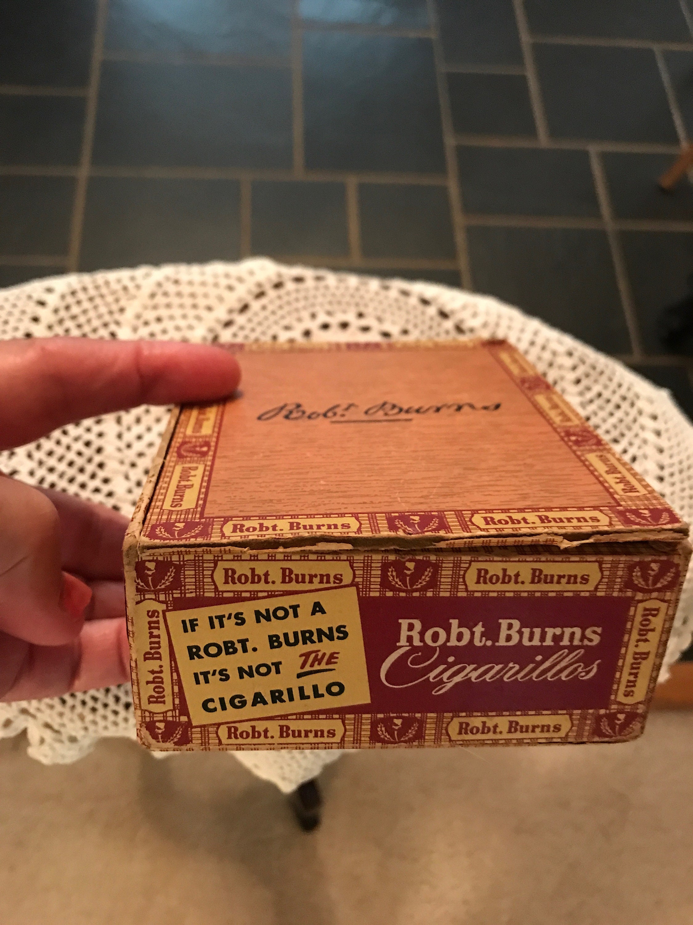 Vintage Robt. Burns Cigarillos and Dutch Masters Perfecto Cigar Boxes ...