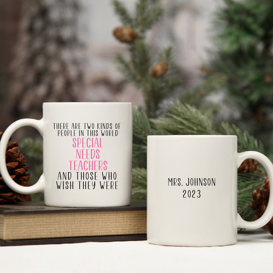Personalized Coffee Mug for Special Needs Teachers, Appreciation Gift ...
