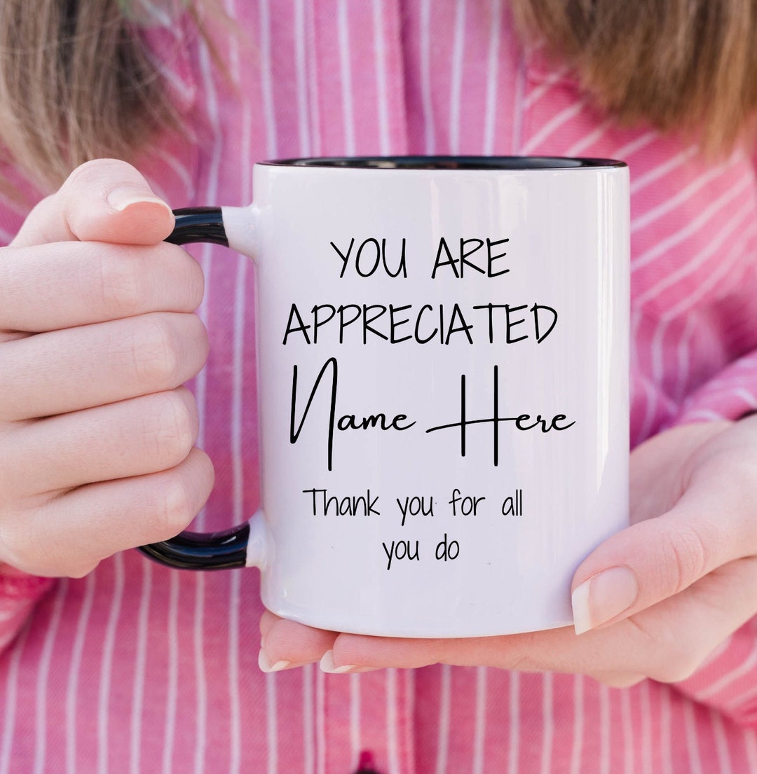 Personalized Employee Appreciation Mug, Gift for Employee, Essential ...