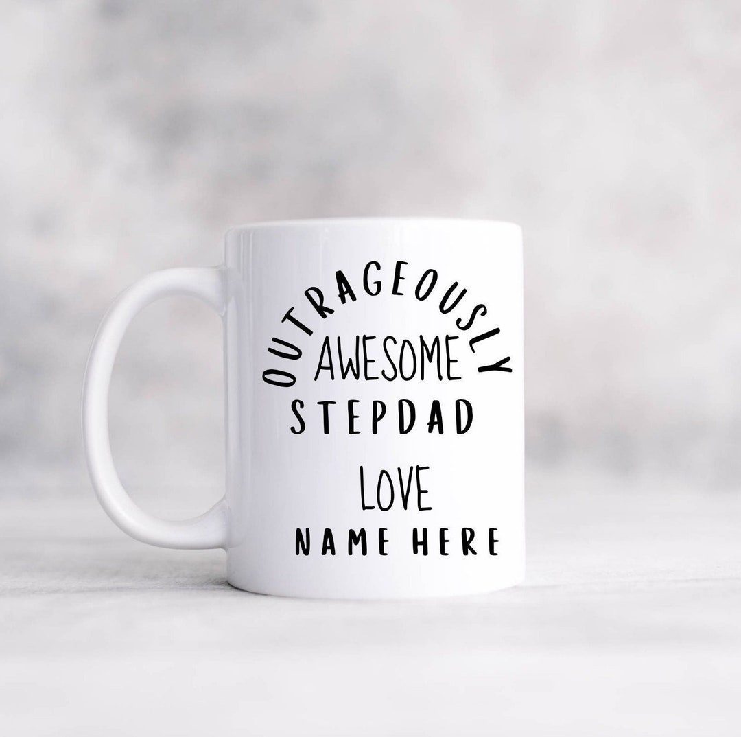 Personalized Stepdad Mug, Gift For Stepdad, Fathers Day, Birthday ...