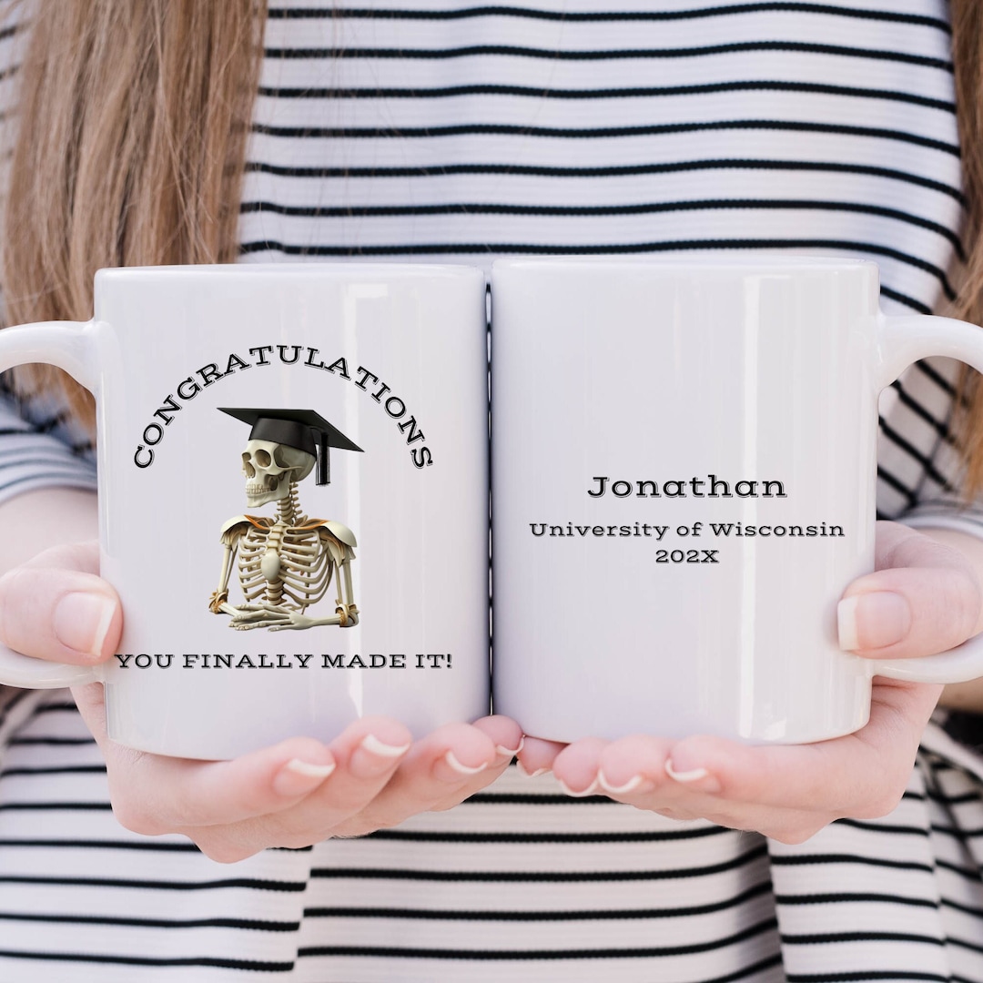 Personalized Funny Graduation Coffee Mug for Graduate, Graduating ...