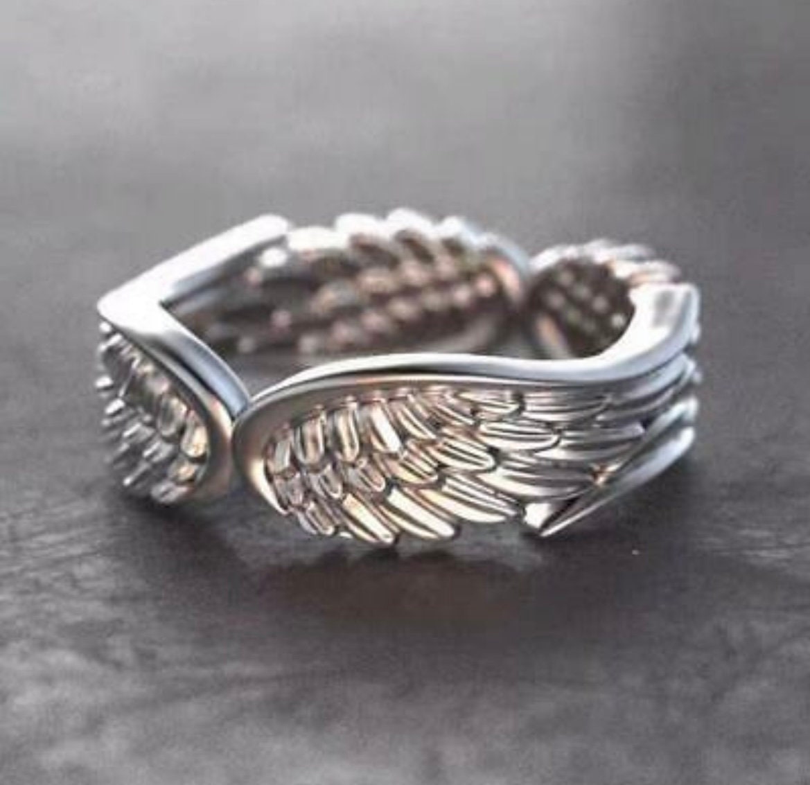 Vintage Angel Ring Silver Stirling Silver Plated Jewellery - Etsy UK